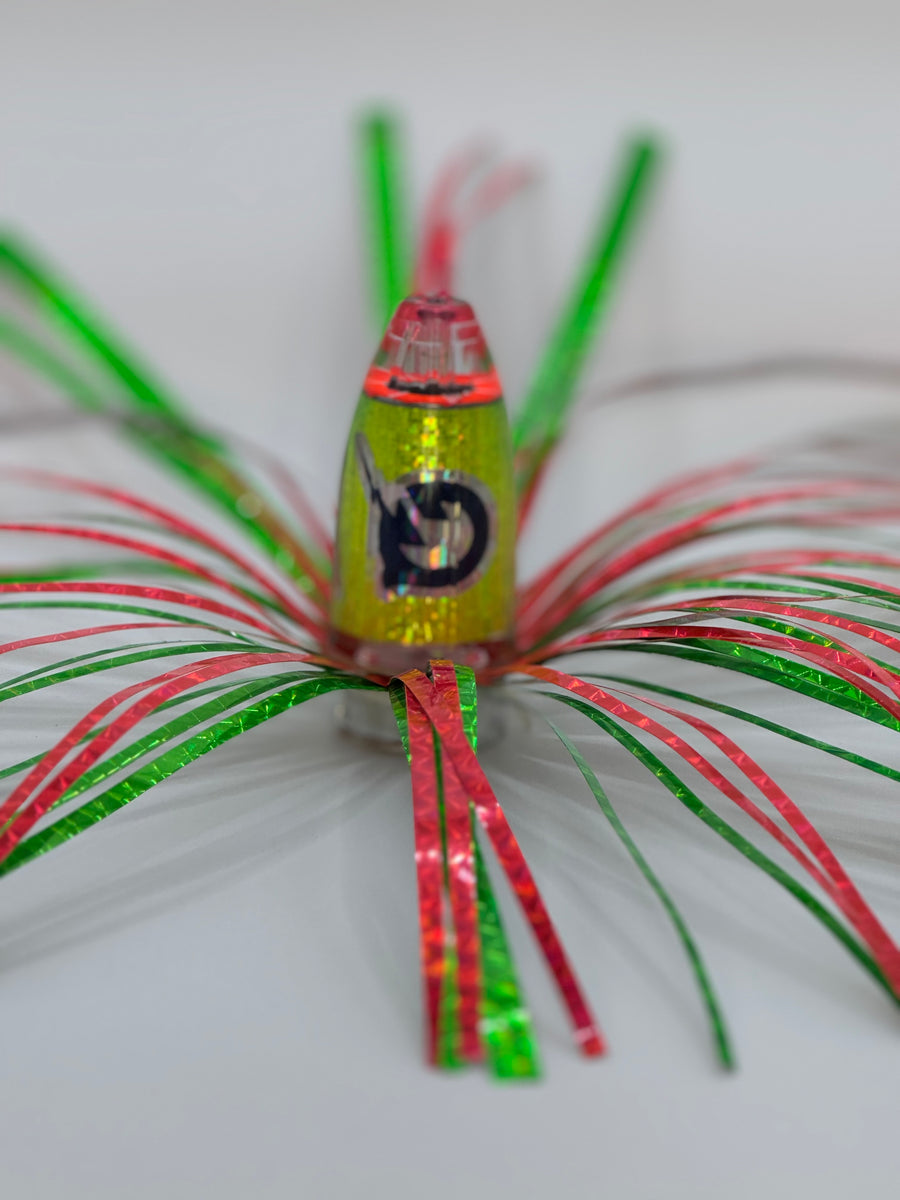 Dredge Head - Chartreuse Pink/Green – Grander Custom Tackle, LLC